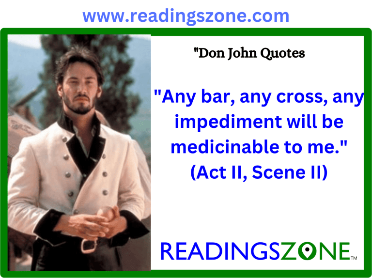 Unlocking the Wit and Wisdom: Top 10 Don John Quotes – Readings zone