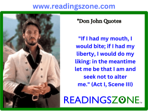 Unlocking the Wit and Wisdom: Top 10 Don John Quotes – Readings zone